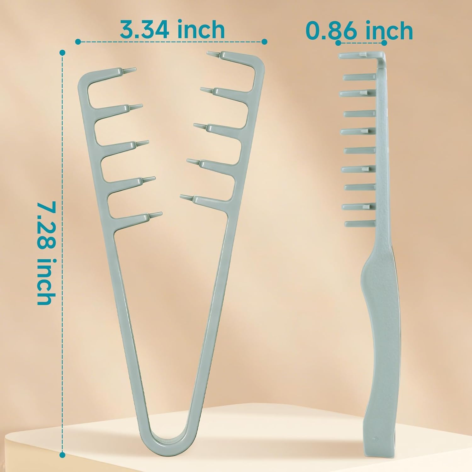 Voluminous Wide-toothed Hair Comb Men's Fluffy Texture – Doresty